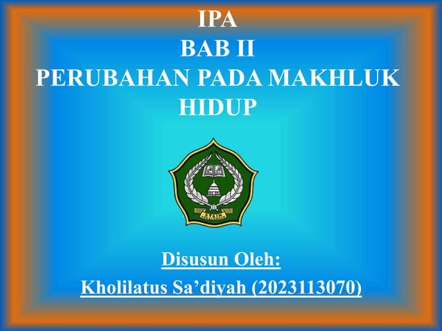 IPA Kelas 3 | PPTX