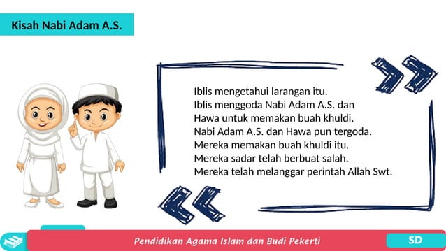 MATERI AJAR KELAS 1 NABI ADAM DAN NABI IDRIS.pptx