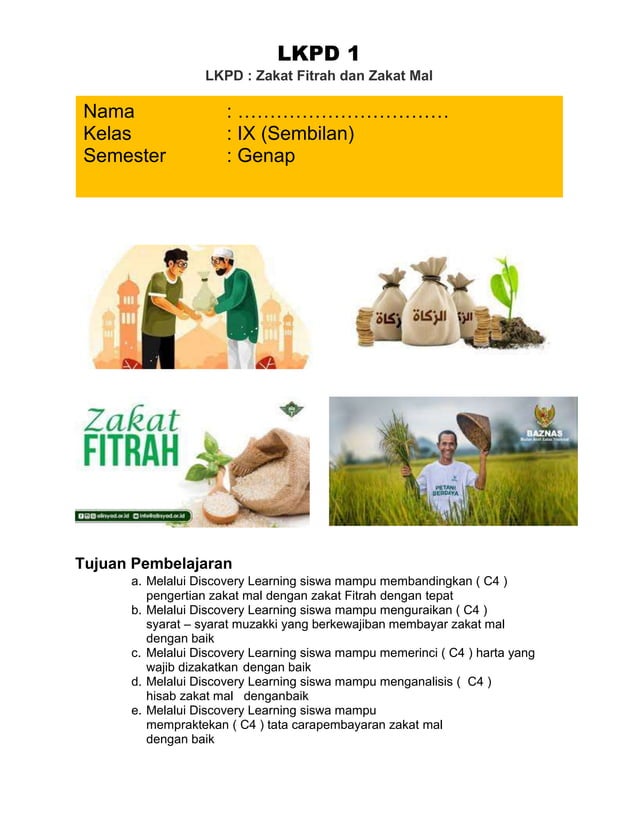 MATERI AJAR & LKPD ( MATERI ZAKAT KELAS 9 ).pdf