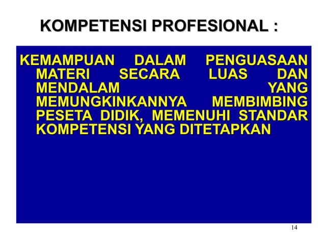 Materi ajar profesi kependidikan | PPT