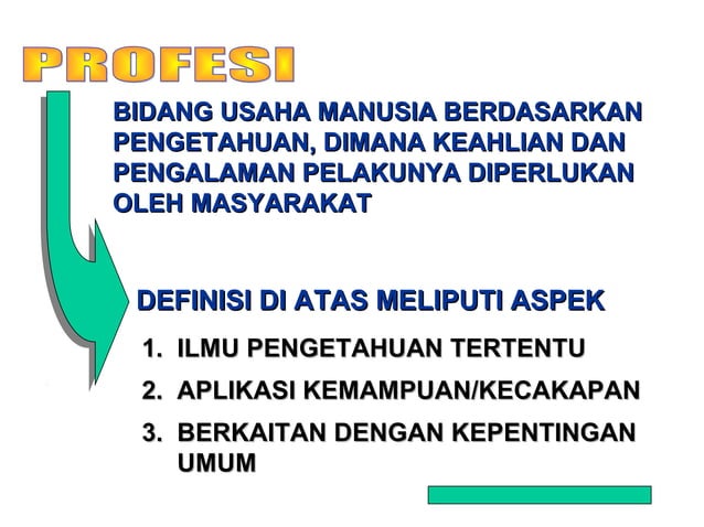 Materi ajar profesi kependidikan | PPT