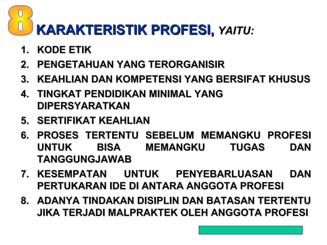 Materi ajar profesi kependidikan | PPT
