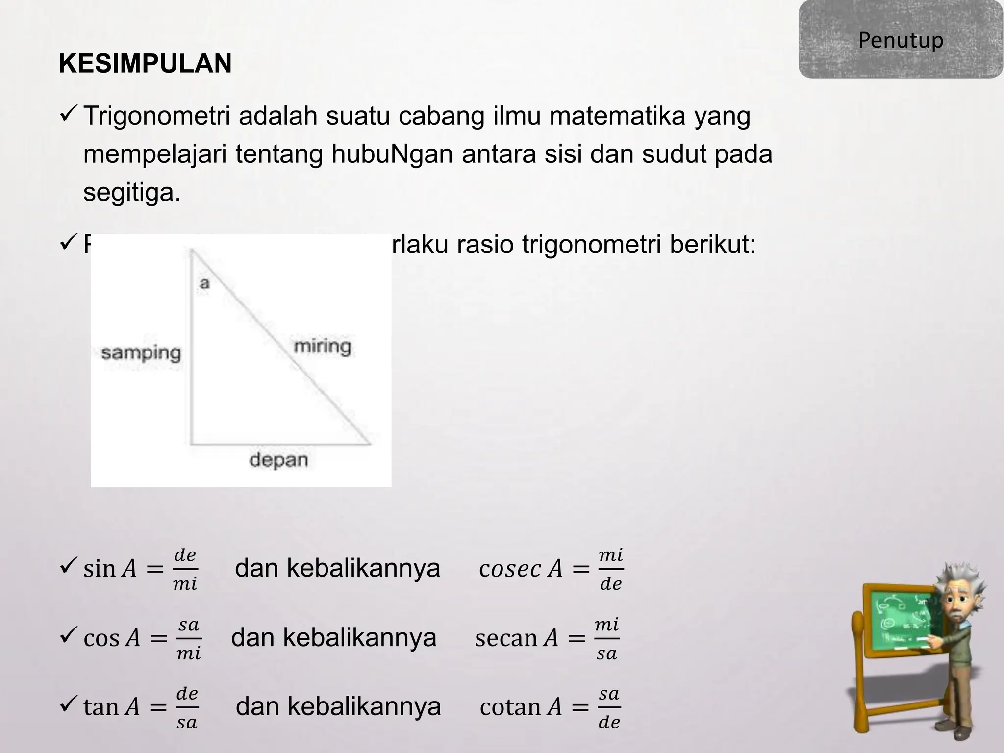 Materi Ajar Trigonometri Kelas X Kumer - MTK.pptx