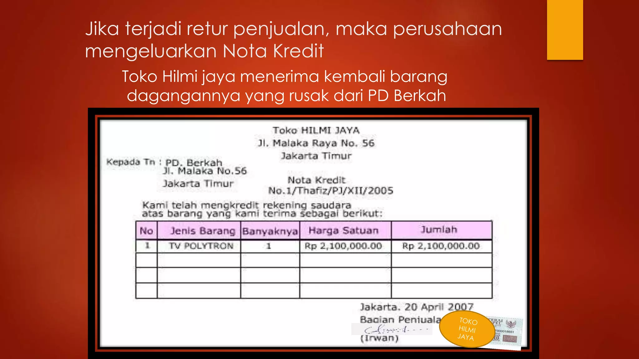 siklus akuntansi perusahaan dagang | PPTX