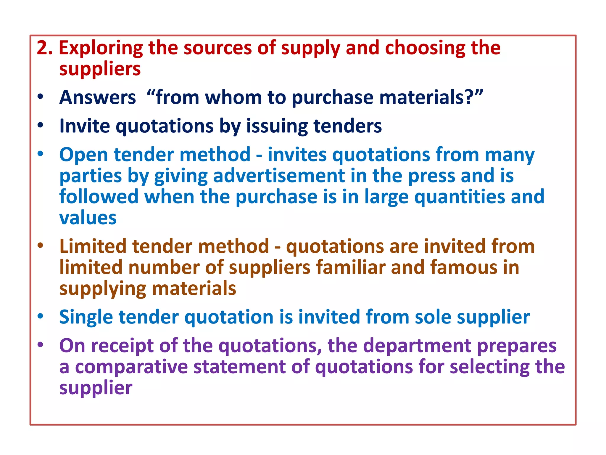 Material in cost accounting | PPTX