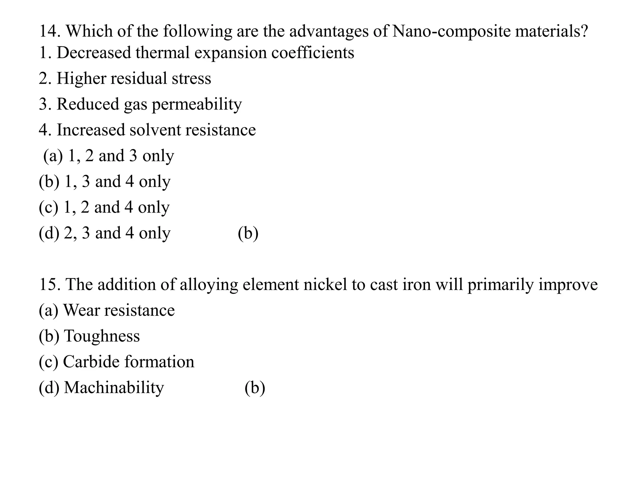 Theory of Machine and Material science questions ESE 2020 | PPT