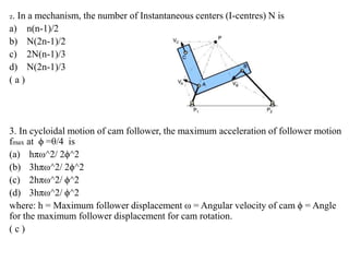 Theory of Machine and Material science questions ESE 2020 | PPTX