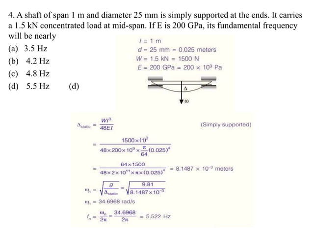 Theory of Machine and Material science questions ESE 2020 | PPT