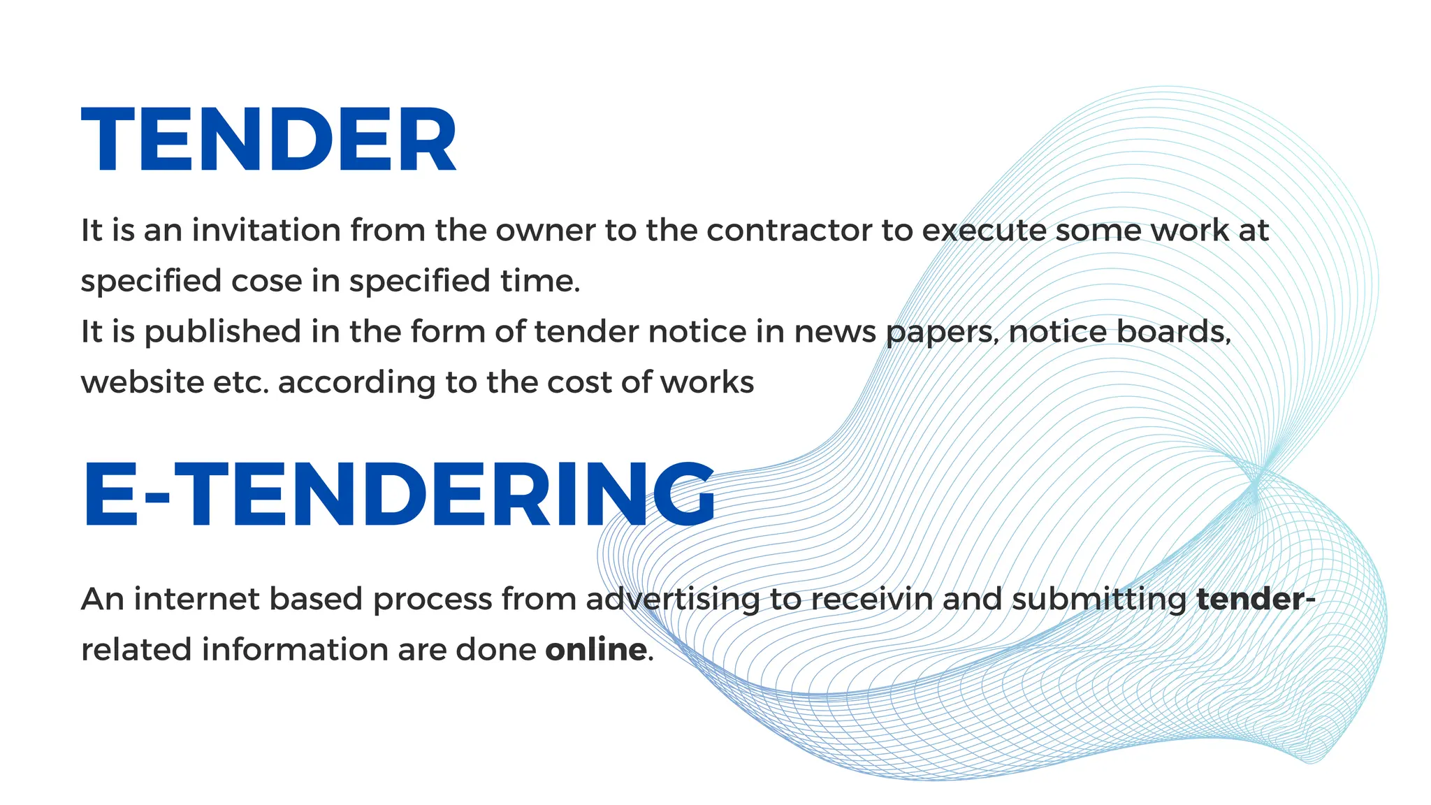 Tender & Tendering process | PDF