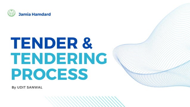 Tender & Tendering process | PDF