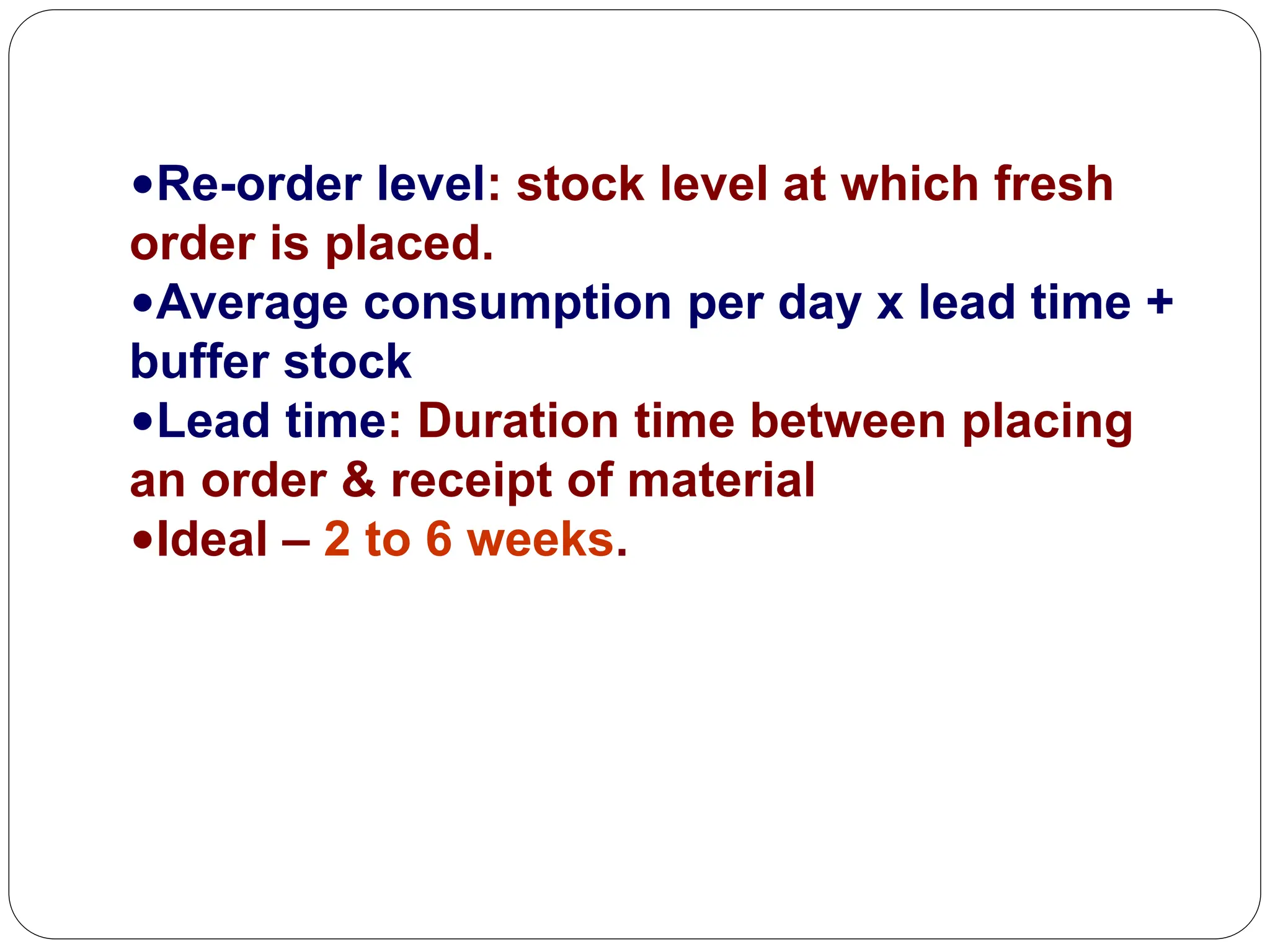 material management in nursing management | PPT