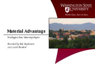 Material Advantage | PPT