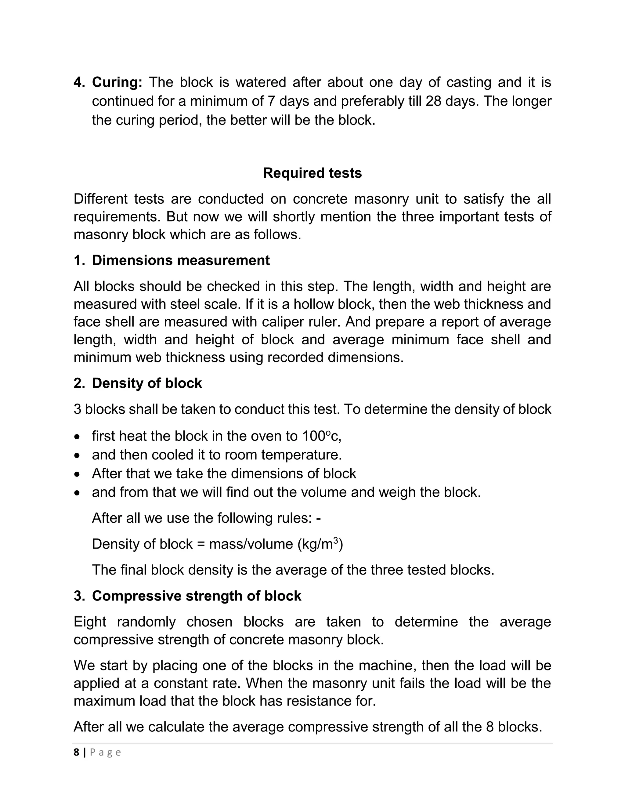 concrete block properties & types | PDF