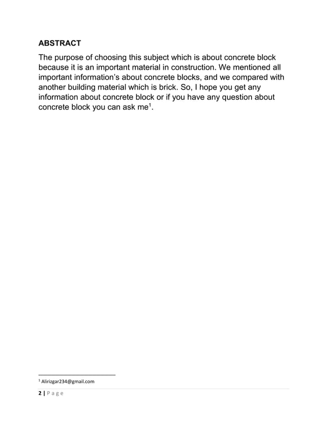 concrete block properties & types | PDF | Civil Engineering Industry ...