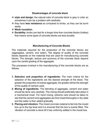 concrete block properties & types | PDF