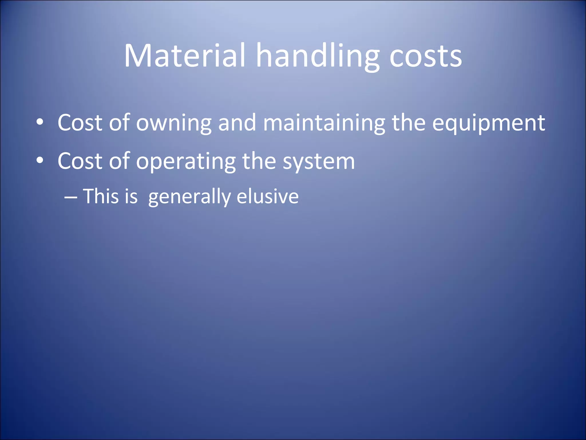 Material Handling | PPT