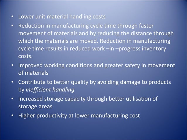 Material Handling | PPT
