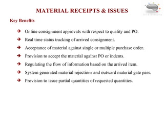 Material management-brainwave-applications | PPT