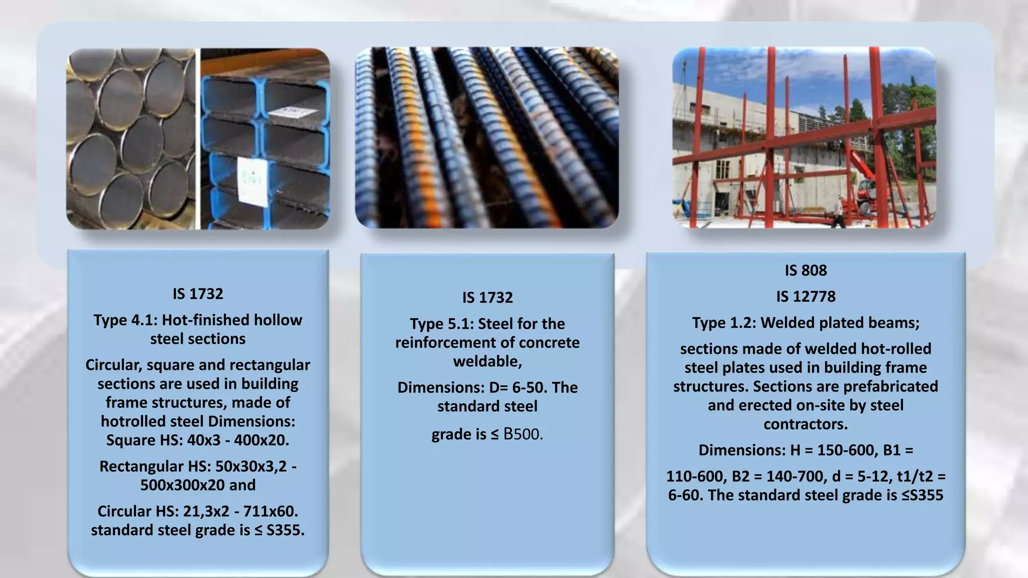 Specifications of steel | PPTX