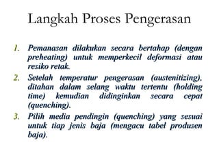 Material-Teknik-Pertemuan 9 tempering austeniszing | PPT