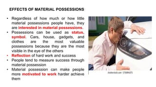 MATERIAL AND ECONOMIC SELF REPORTING UTS | PPTX