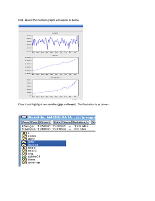 Material 1 introduction to eviews | DOCX