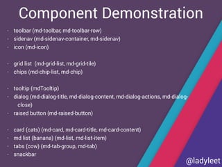 Angular Material (2) - NgVikingsConf | PPT