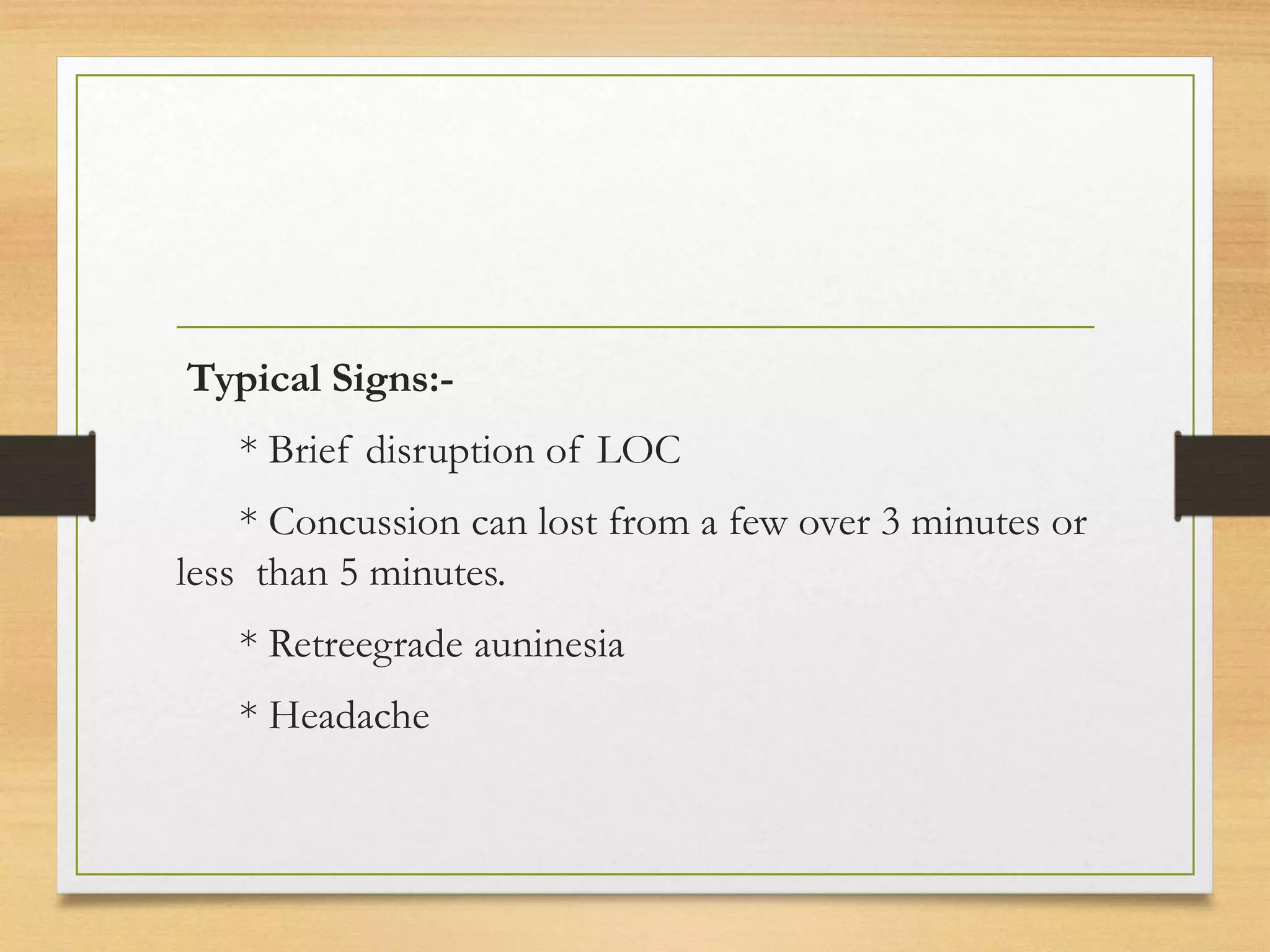 Head injury and nursing management | PPTX