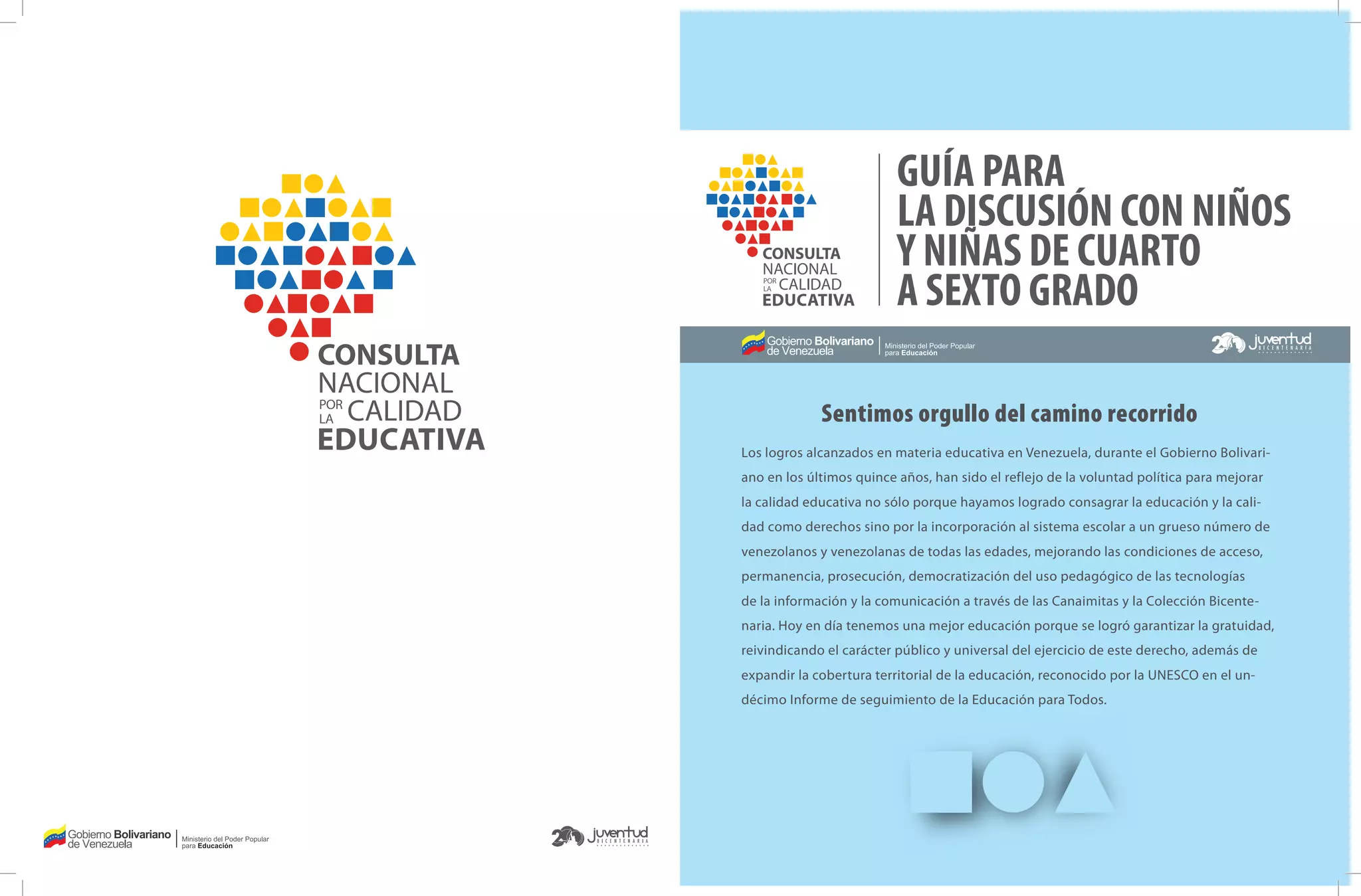 GUÍA PARA LA DISCUSIÓN DE NIÑOS DE CUARTO Y SEXTO GRADO | PDF
