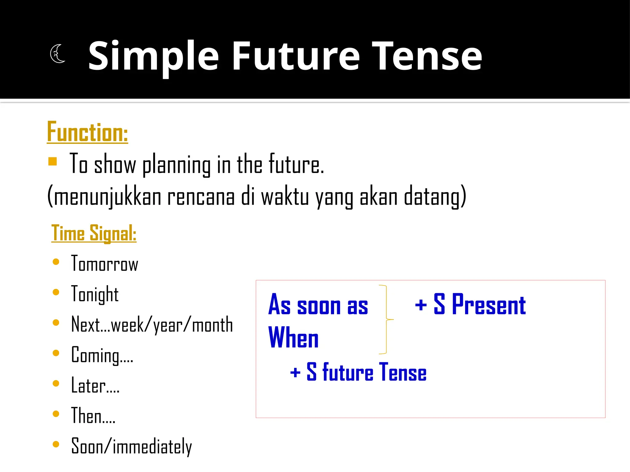 Material 7: Future Tenses (The understanding of English Grammar | PPTX