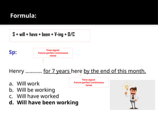 Material 7: The understanding of Future Tenses as Grammar material | PPTX