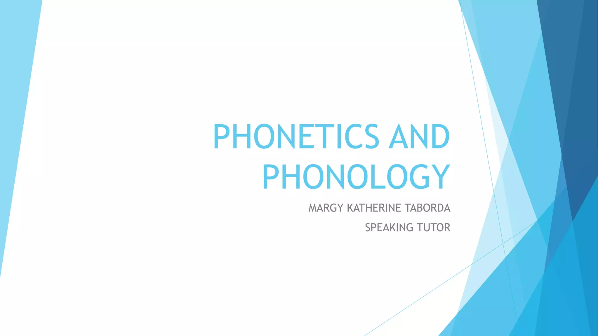 Material 9 phonetic and phonology I | PPT