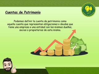Técnica Contable y definición de cuentas | PDF