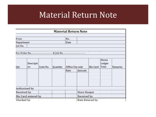 Material accounting | PPTX