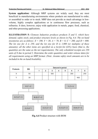 Material and capacity requirements planning (mrp and crp) part 2 | PDF