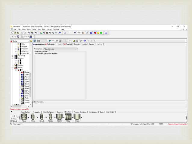 Material and energy balance using Aspen | PPTX