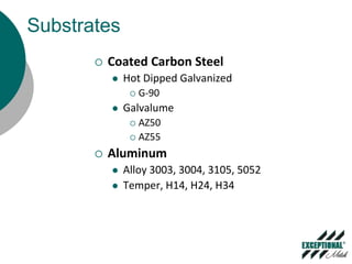 Material and substrates | PPTX