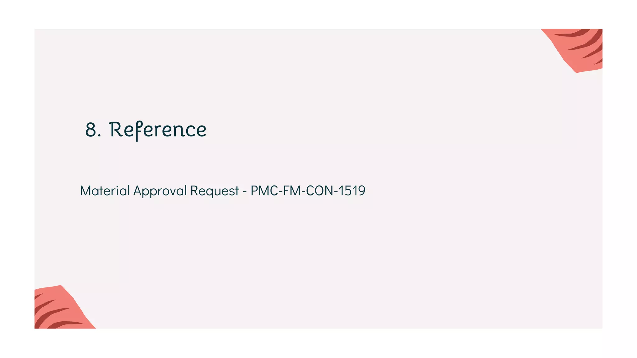 Material approval procedure | PDF