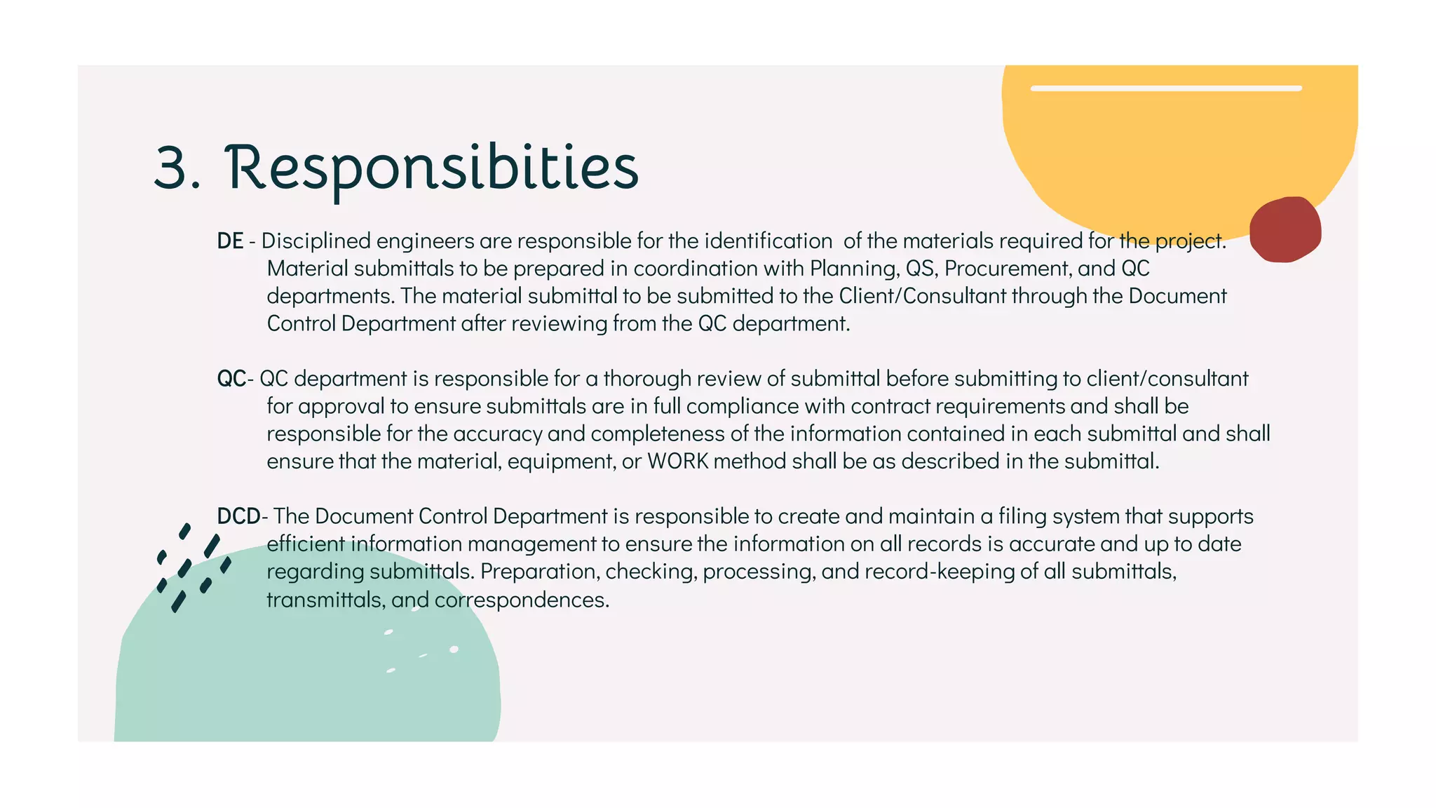 Material approval procedure | PDF