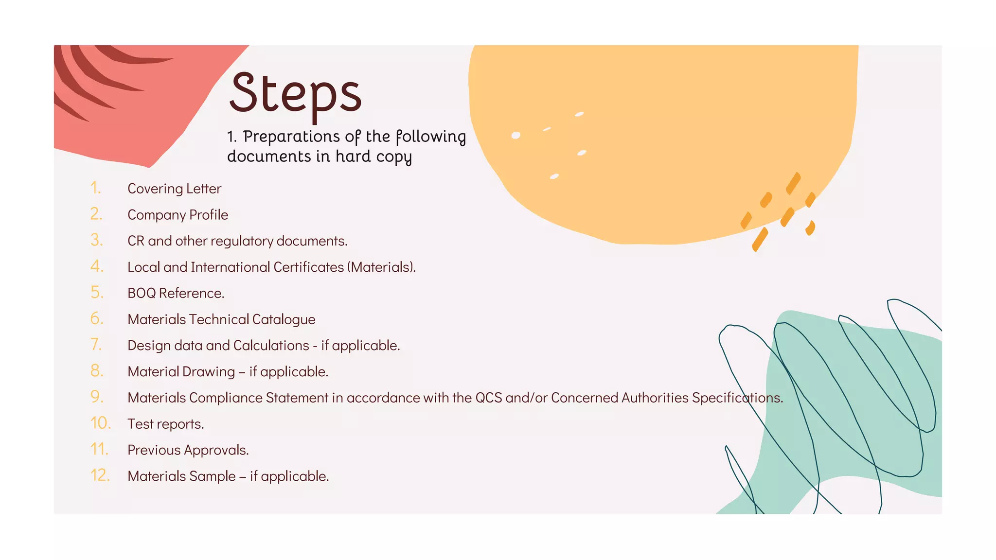 Material approval procedure | PDF