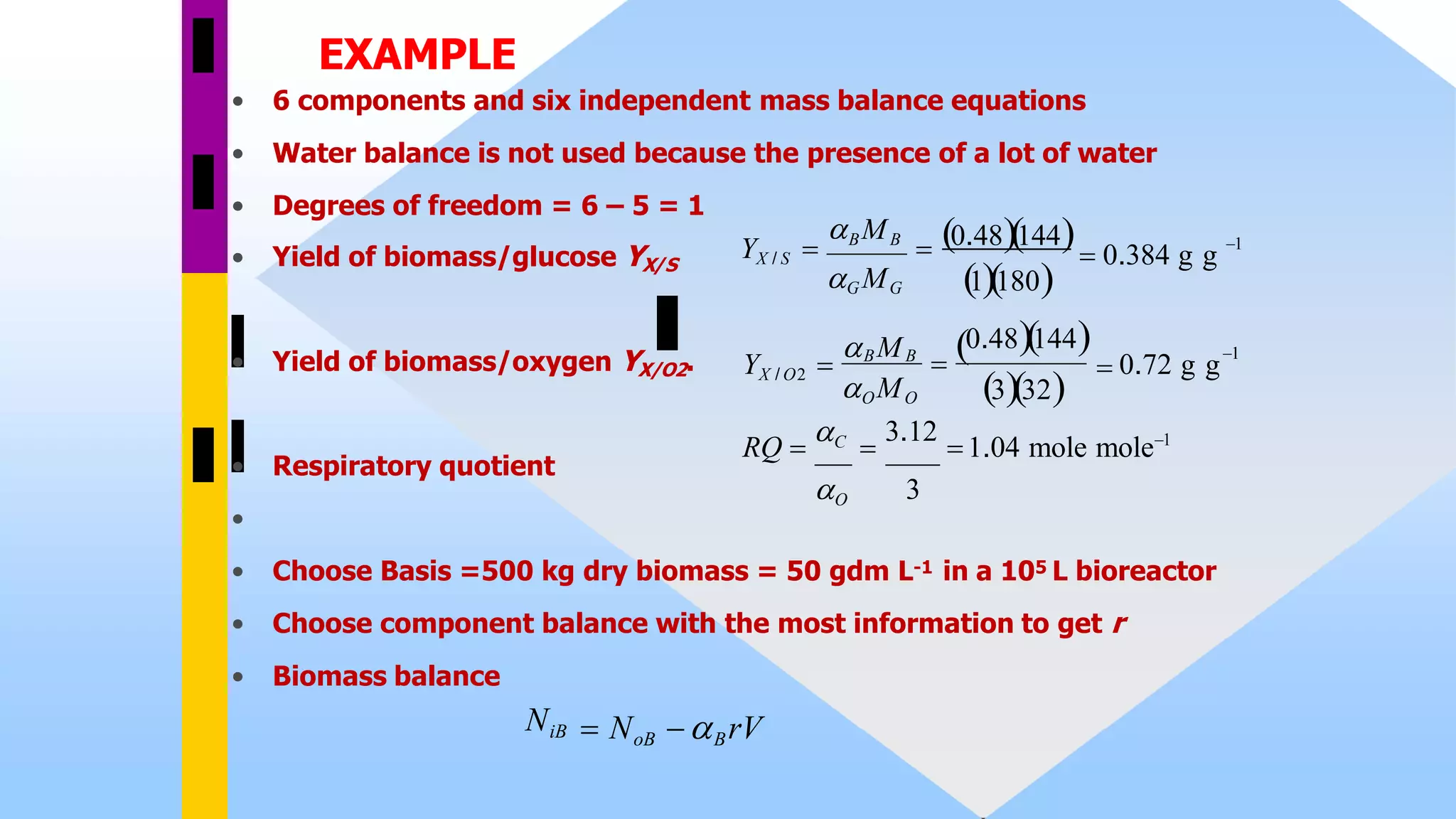 Episode 61 : MATERIAL BALANCE FOR REACTING SYSTEM | PPTX