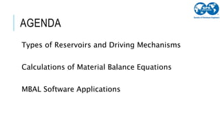 Material Balance Equation Presentation | PPTX
