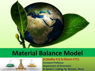 Material Balance Model | PPTX