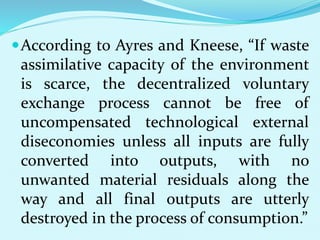 Material Balance Model | PPTX