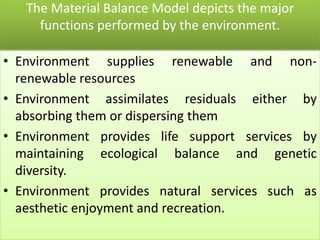 Material Balance Model | PPTX