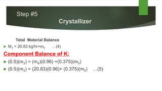 Material balance problem without chemical reaction | PPTX