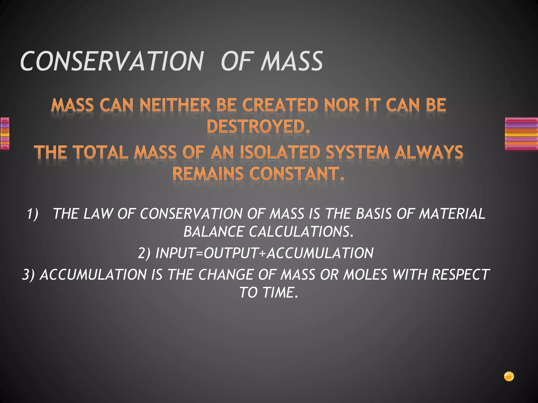 Material balances for chemical engineering | PPTX