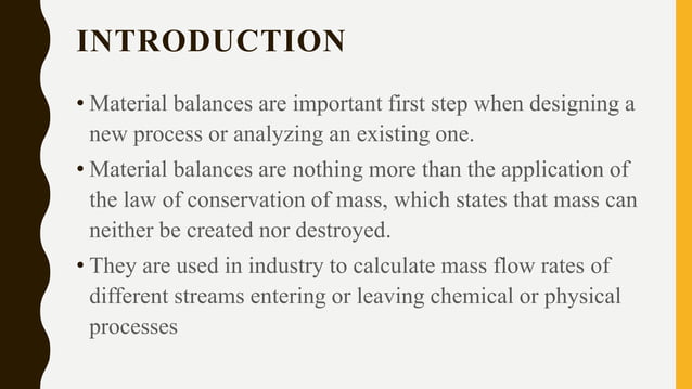Material balance with chemical reaction | PPTX | Business Accounting ...