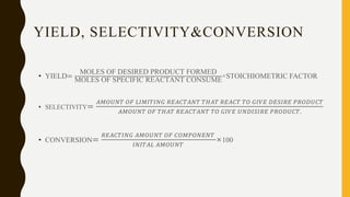 Material balance with chemical reaction | PPTX
