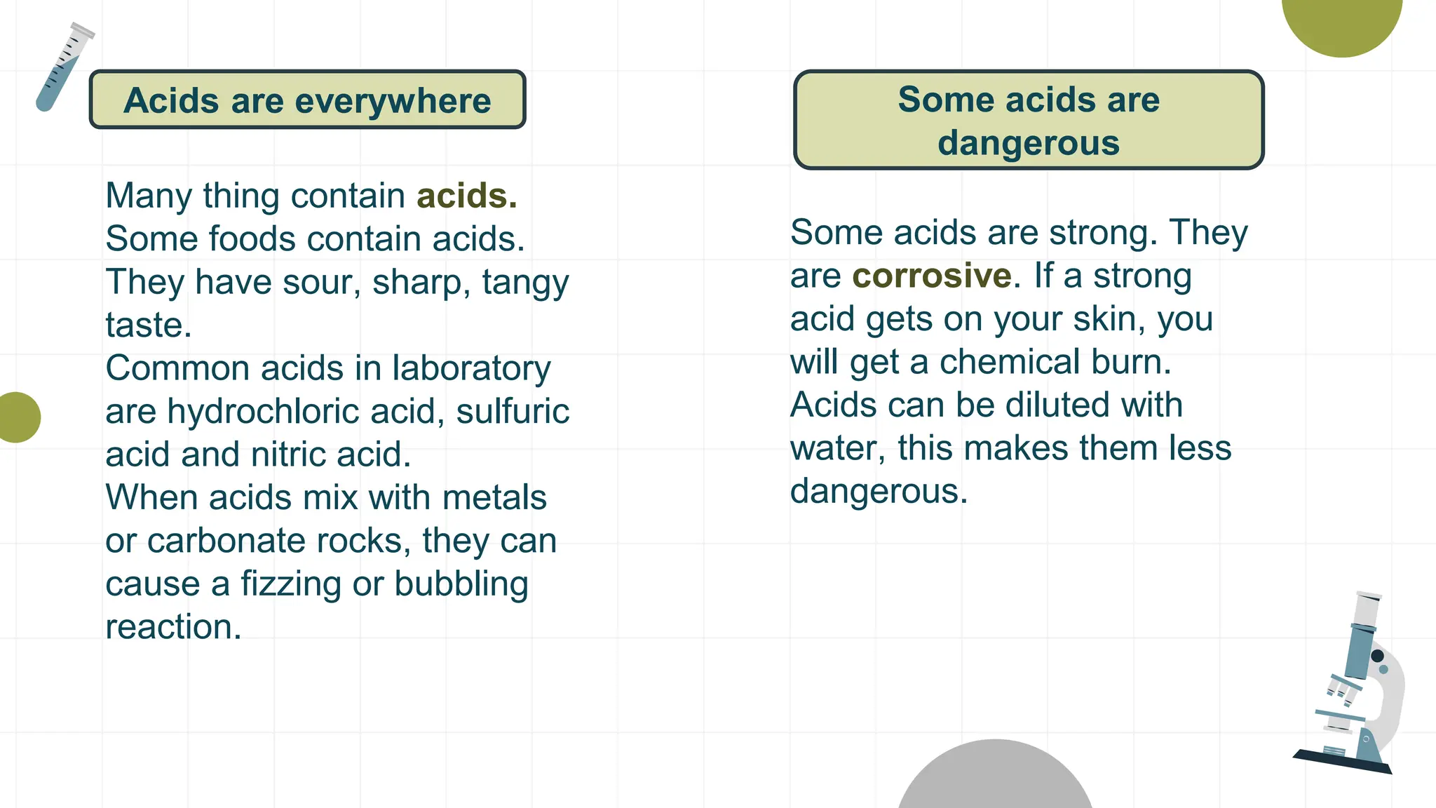 Material changes, Acids, AlKali, neutralization reaction | PPTX